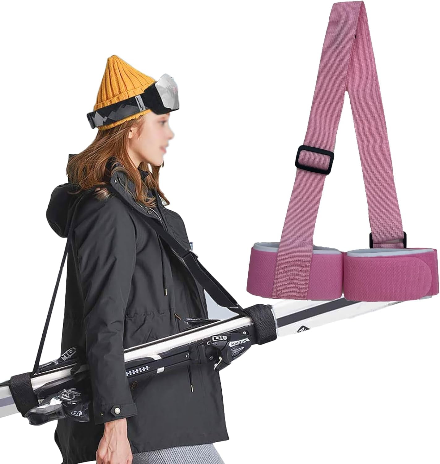Ski Mate Ski Carrier, Ski mate Ski Carrier, Ski mate Ski Straps, 2/4PCS ...