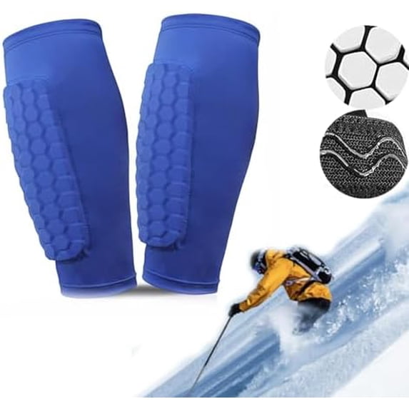 Ski Shin Guards,Ski Soft ShinGuards Pads,Slip On Ski Shields with ...