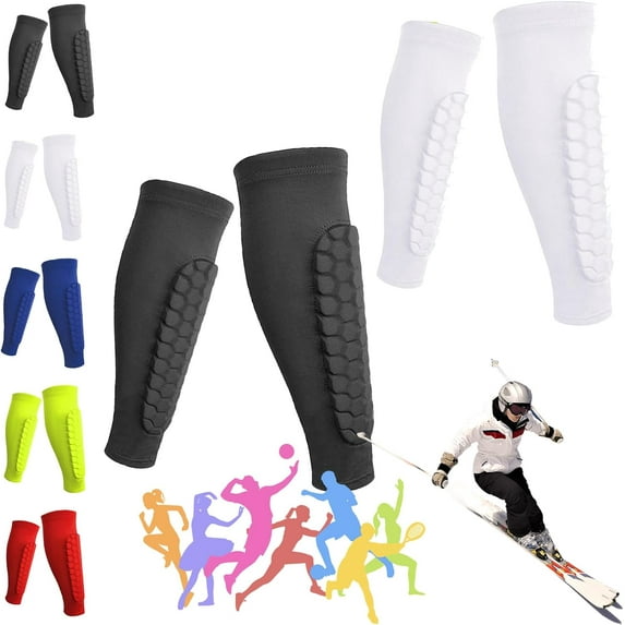 Ski Shin Guards, Soccer Shin Guard Sleeves, Compression Sleeve with ...