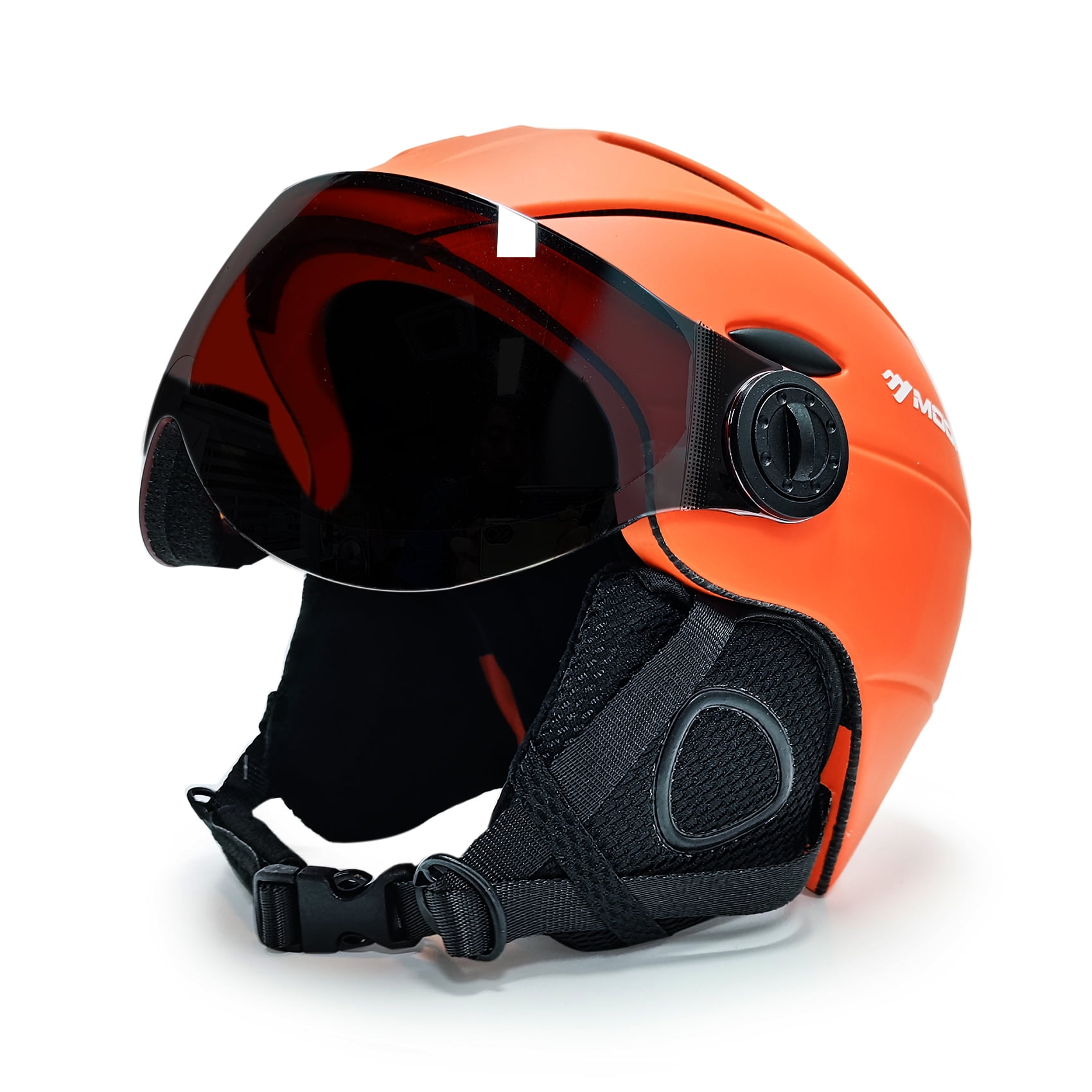 Ski Snowboard Helmet 2-in-1 Visor Detachable Snow Mask Anti-Fog Anti-UV ...