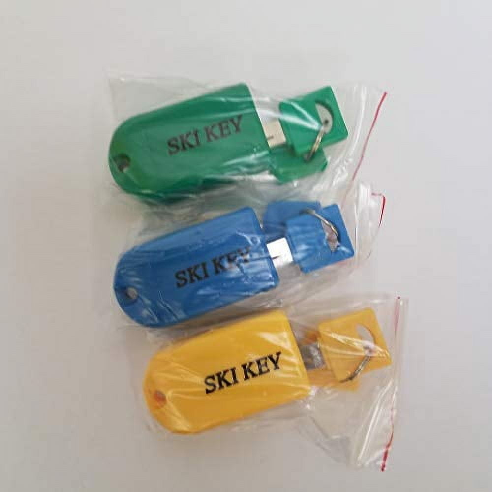 Ski & Snowboard Lock - Family 3 Pack (Keyed Alike) (Assorted) - Walmart.com