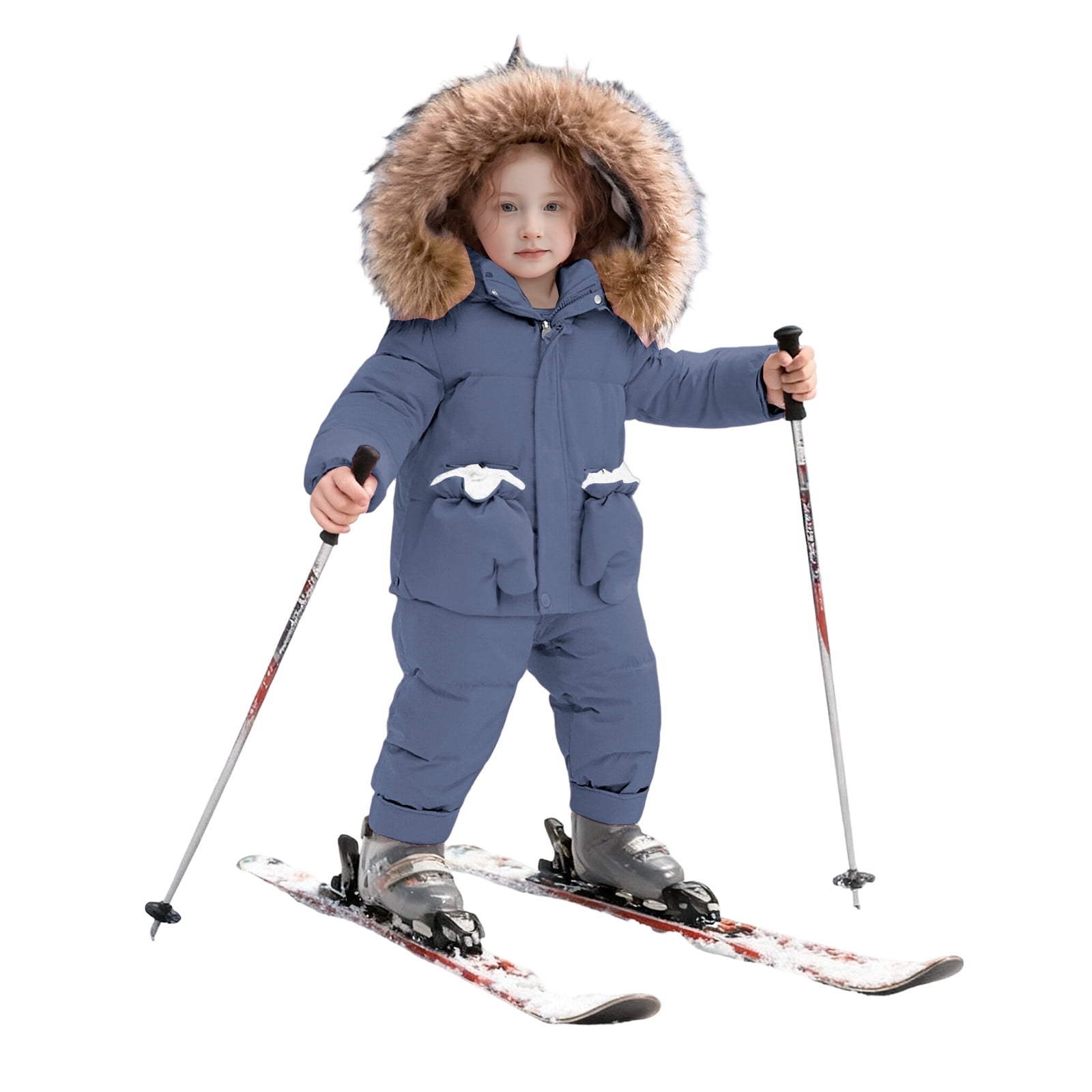 Ski Suit For Toddler Girls Two-piece setSnowsuit Heated Snow Suit ...