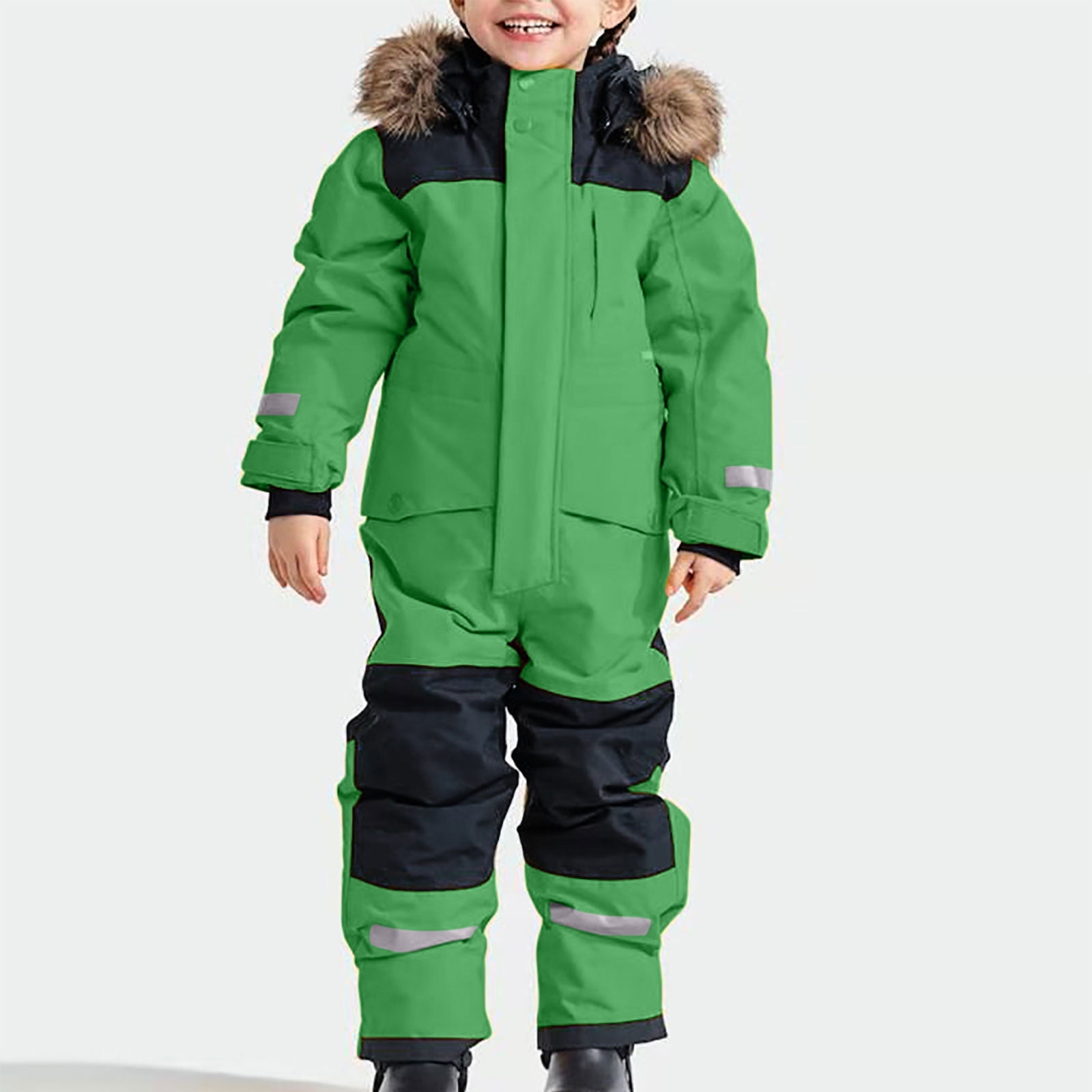 Ski Suit Kids Snowsuit One Piece Boys Girls Snowboard Suit Ski ...