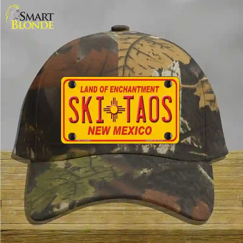 Ski Taos Yellow New Mexico Novelty License Plate Hat Cotton Camoflauge ...