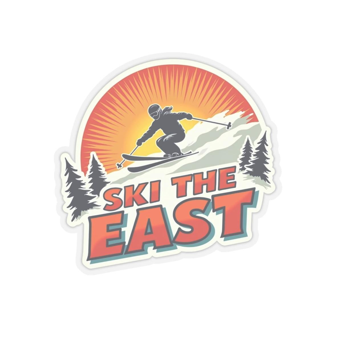 Ski The East Custom Kiss Cut Vinyl Sticker for Ski Lovers - Walmart.com