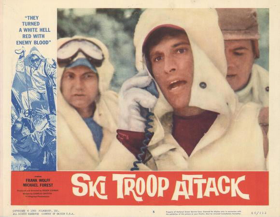 Ski Troop Attack - movie POSTER (Style F) (11" x 14") (1960) - Walmart.com