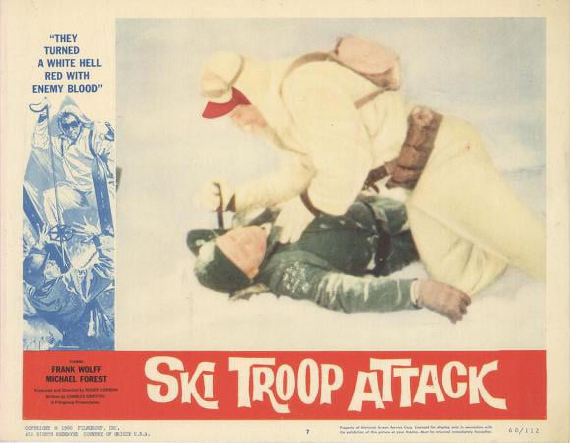 Ski Troop Attack - movie POSTER (Style H) (11" x 14") (1960) - Walmart.com