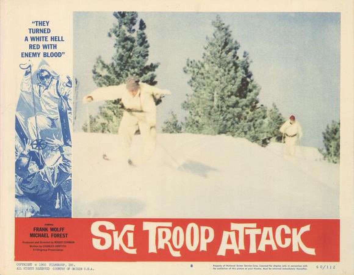 Ski Troop Attack - movie POSTER (Style I) (11" x 14") (1960) - Walmart.com