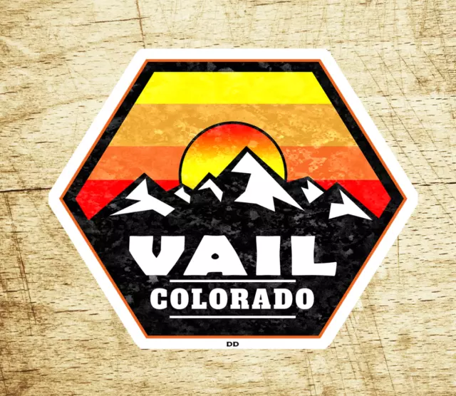 Ski Vail Colorado Decal Sticker Skiing Snowboarding Phone Decal Water ...