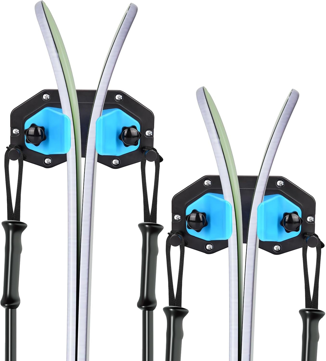 Ski Wall Mount, Snowboard Wall Mount, Wall Mounted Ski Storage Rack for ...