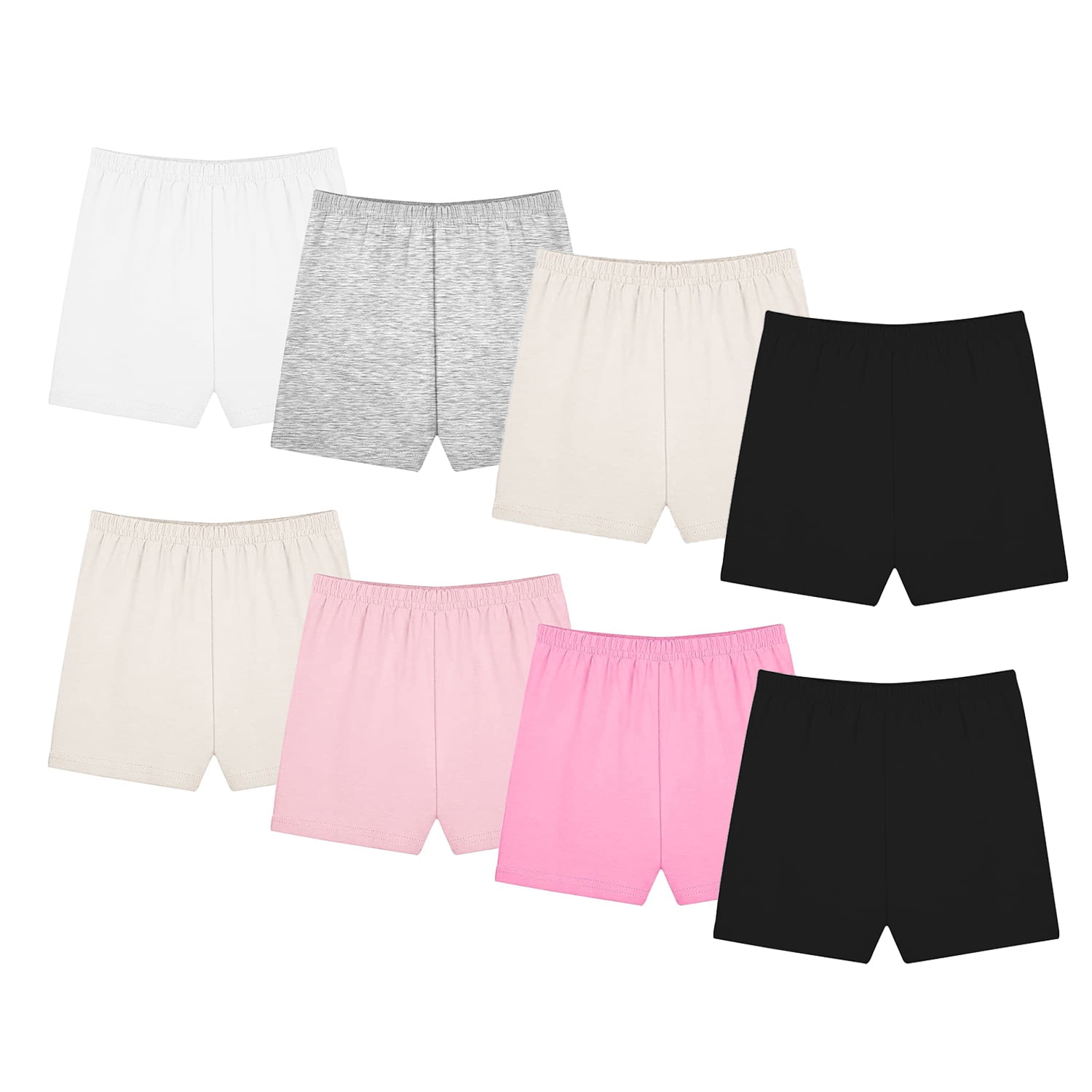 Skibeaut Girls Cotton Leggings, Safety Shorts for Dance and Play, 8 ...
