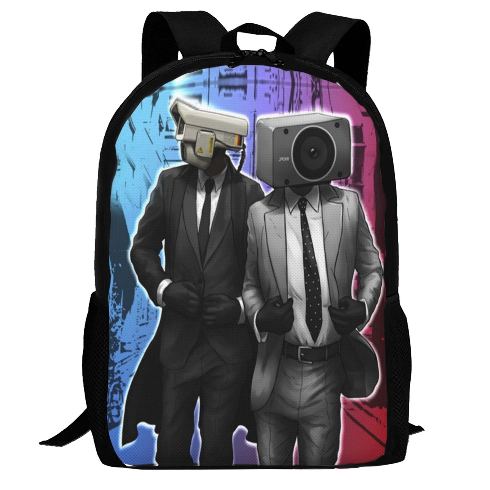 Skibidi Game Cartoon Toilet Backpack Large Capacity Bookbag Computer ...