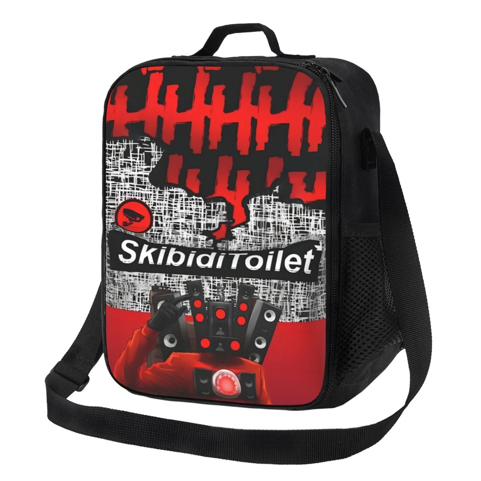 Skibidi Game Cartoon Toilet Lunch Bag Simple Insulated Lunch Box ...