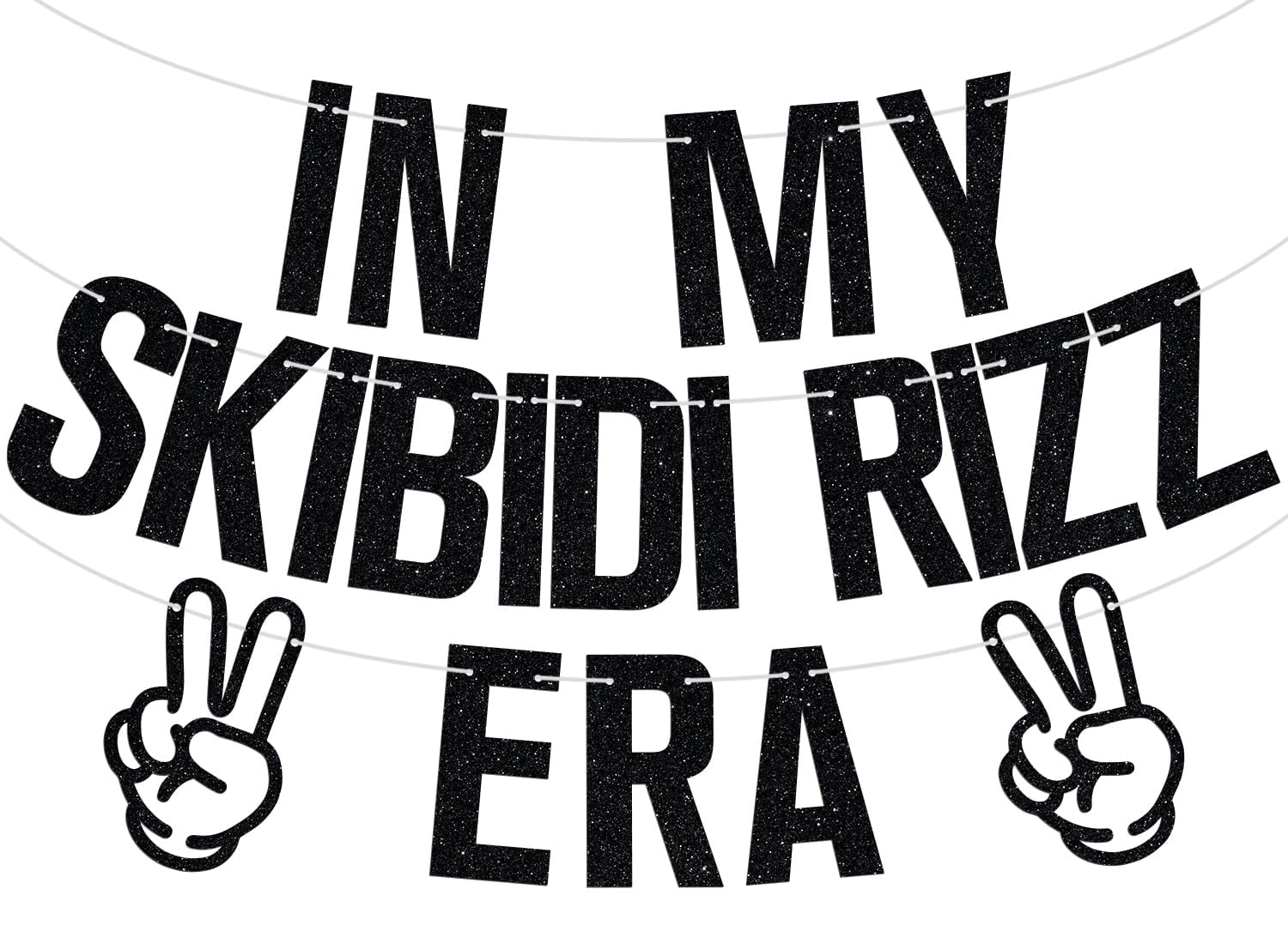 In My Skibidi Rizz Era Banner, Have a Skibidi Rizz Birthday, Bruh It's ...