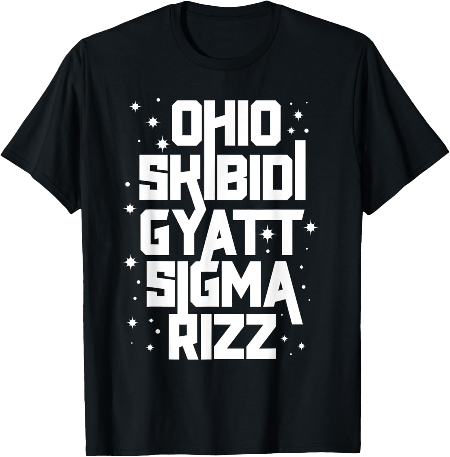 Skibidi Rizz Gyatt Ohio Sigma Funny Rizzler Gift Toilet Meme T-Shirt ...
