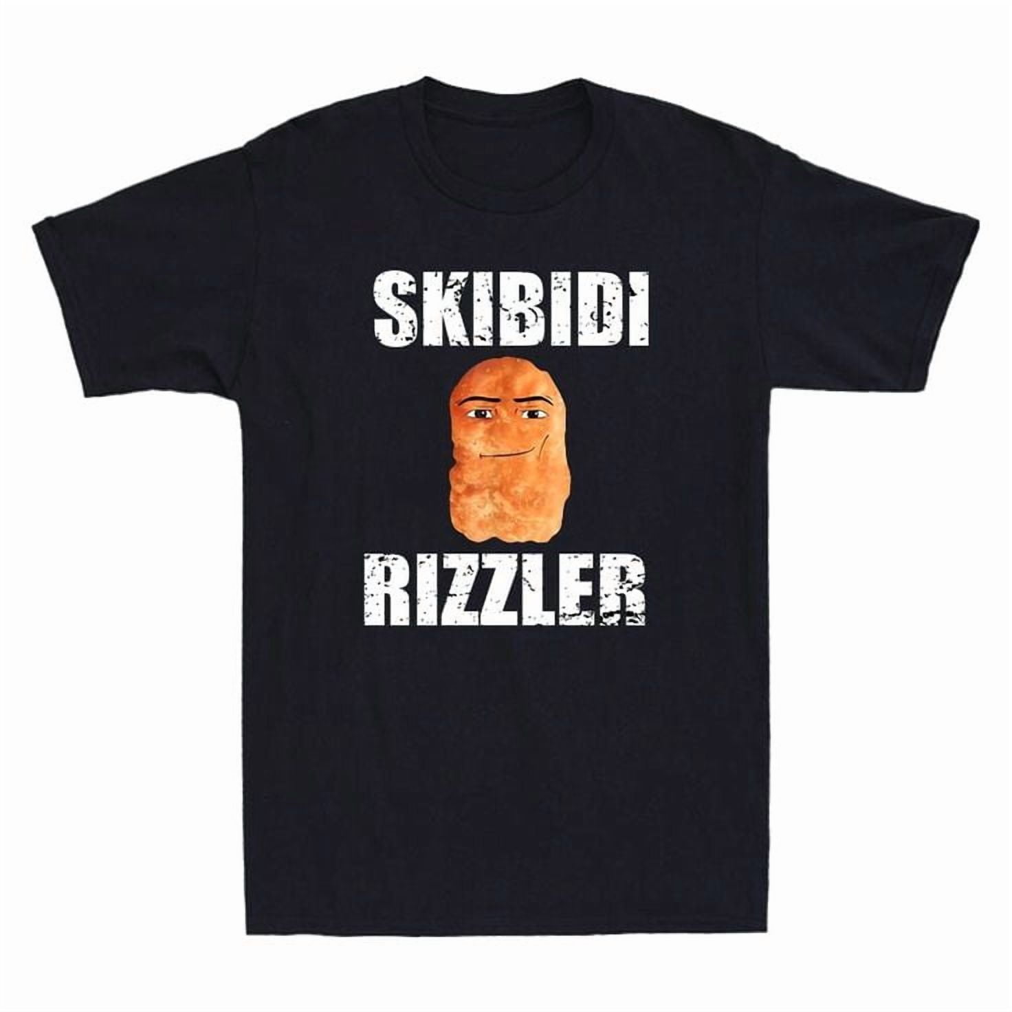 Skibidi Rizzler Funny Chicken Nuggets Brainrot Meme Rizz Vintage T ...