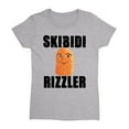 Skibidi Rizzler Meme Funny Brainrot Rizz Alpha Gen Ladies' Crewneck T ...