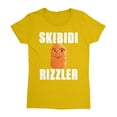 Skibidi Rizzler Meme Funny Brainrot Rizz Alpha Gen Ladies' Crewneck T ...