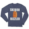 Skibidi Rizzler Meme Funny Brainrot Rizz Alpha Gen Long Sleeve T-Shirt ...