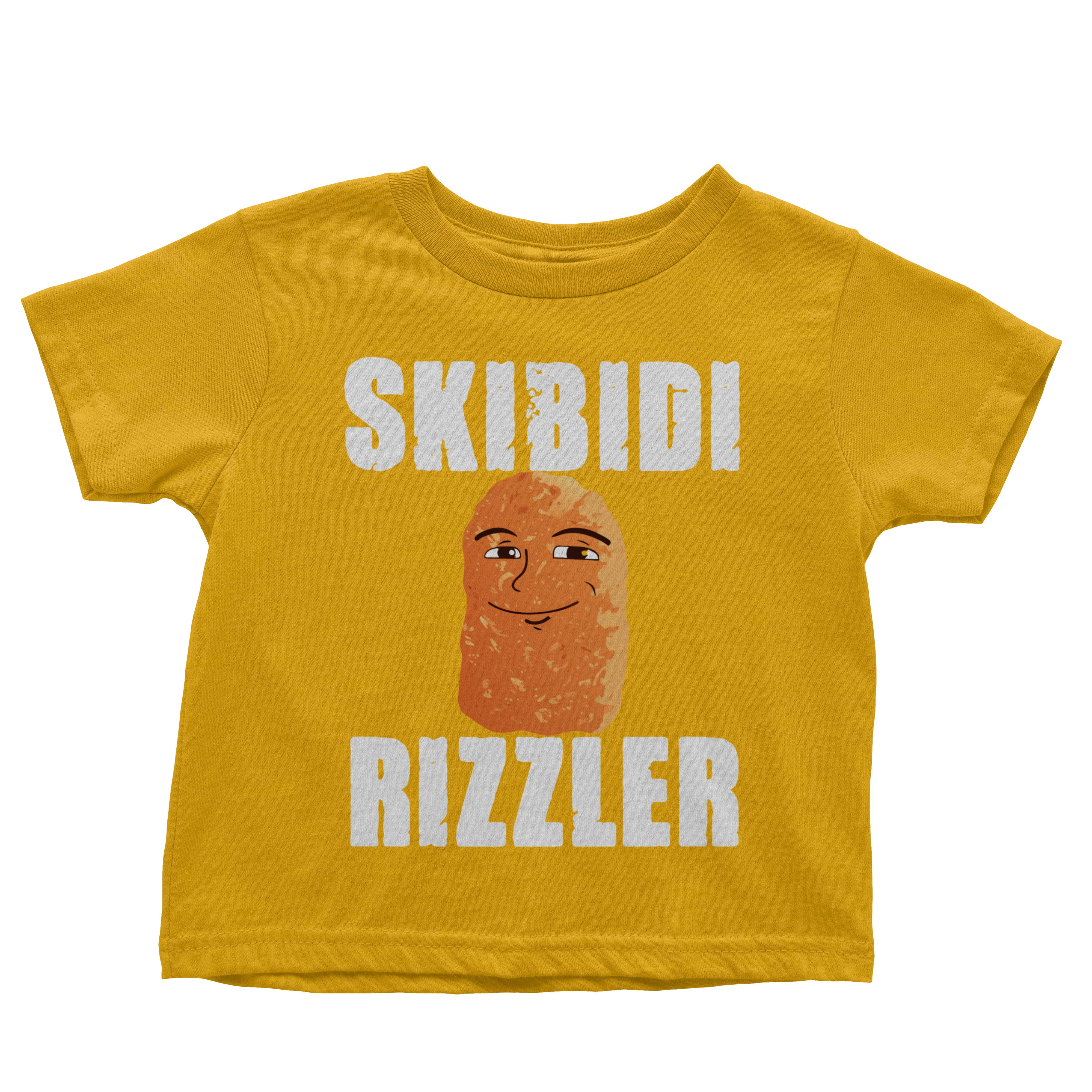 Skibidi Rizzler Meme Funny Brainrot Rizz Alpha Gen Toddler T-Shirt ...