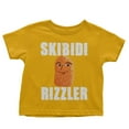Skibidi Rizzler Meme Funny Brainrot Rizz Alpha Gen Toddler T-Shirt ...