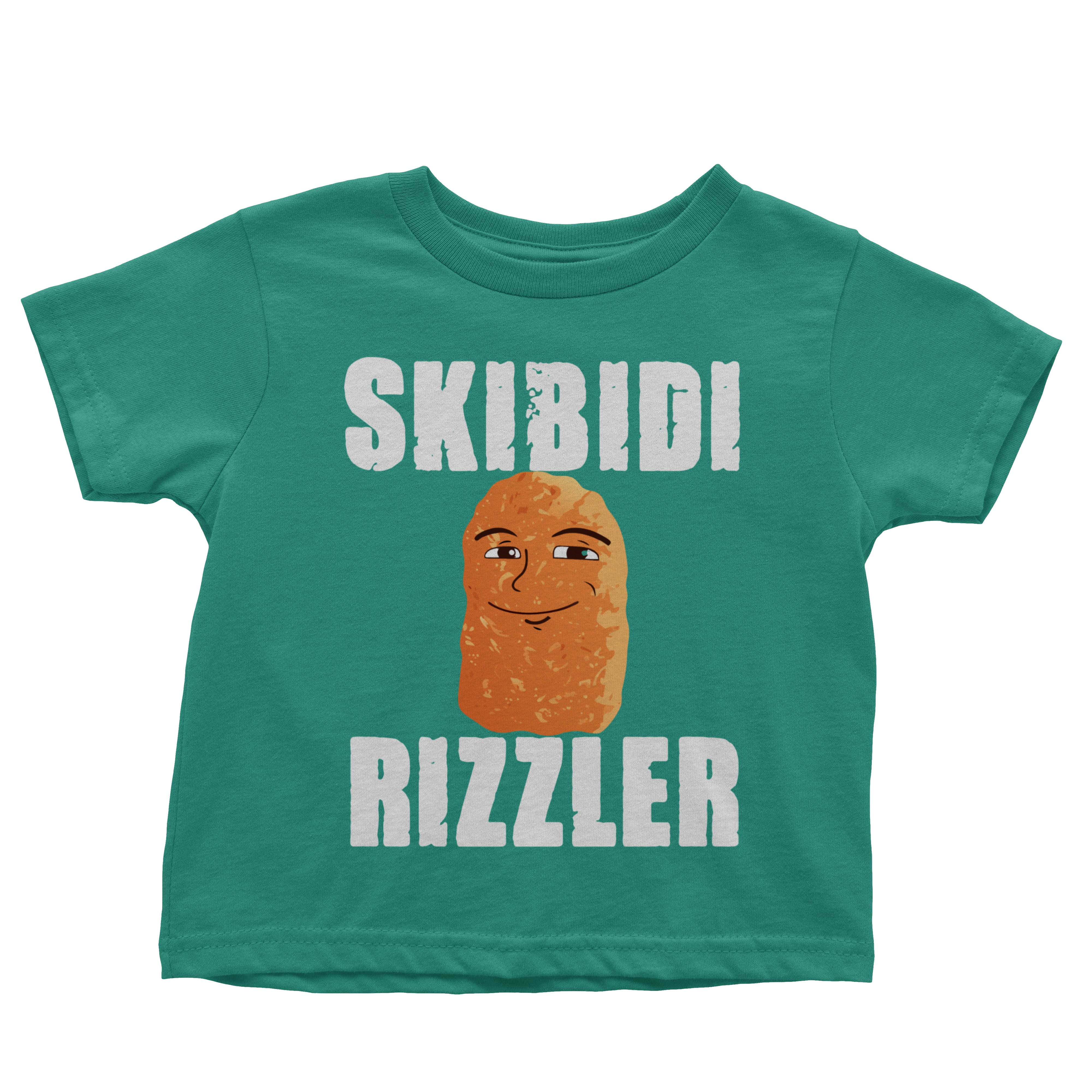 Skibidi Rizzler Meme Funny Brainrot Rizz Alpha Gen Toddler T-Shirt ...