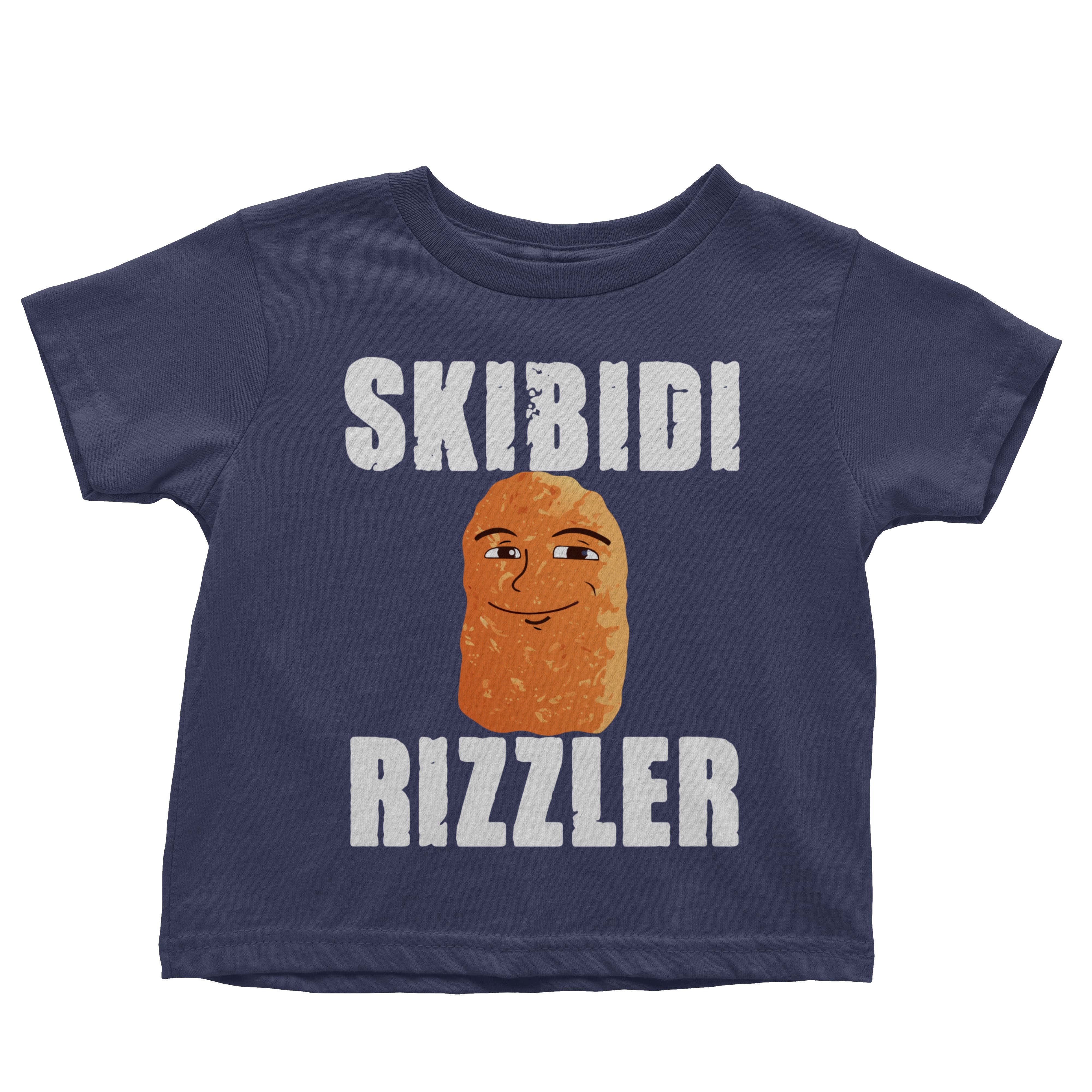Skibidi Rizzler Meme Funny Brainrot Rizz Alpha Gen Toddler T-Shirt ...
