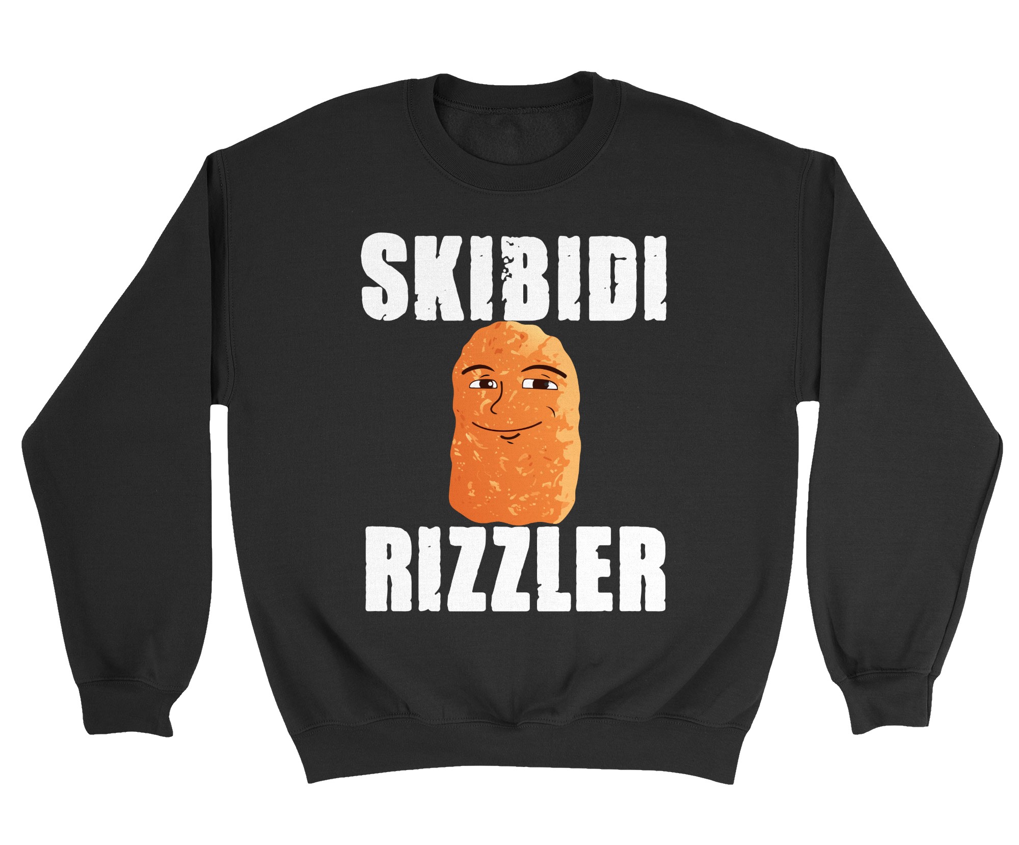 Skibidi Rizzler Meme Funny Brainrot Rizz Alpha Gen Unisex Crewneck ...