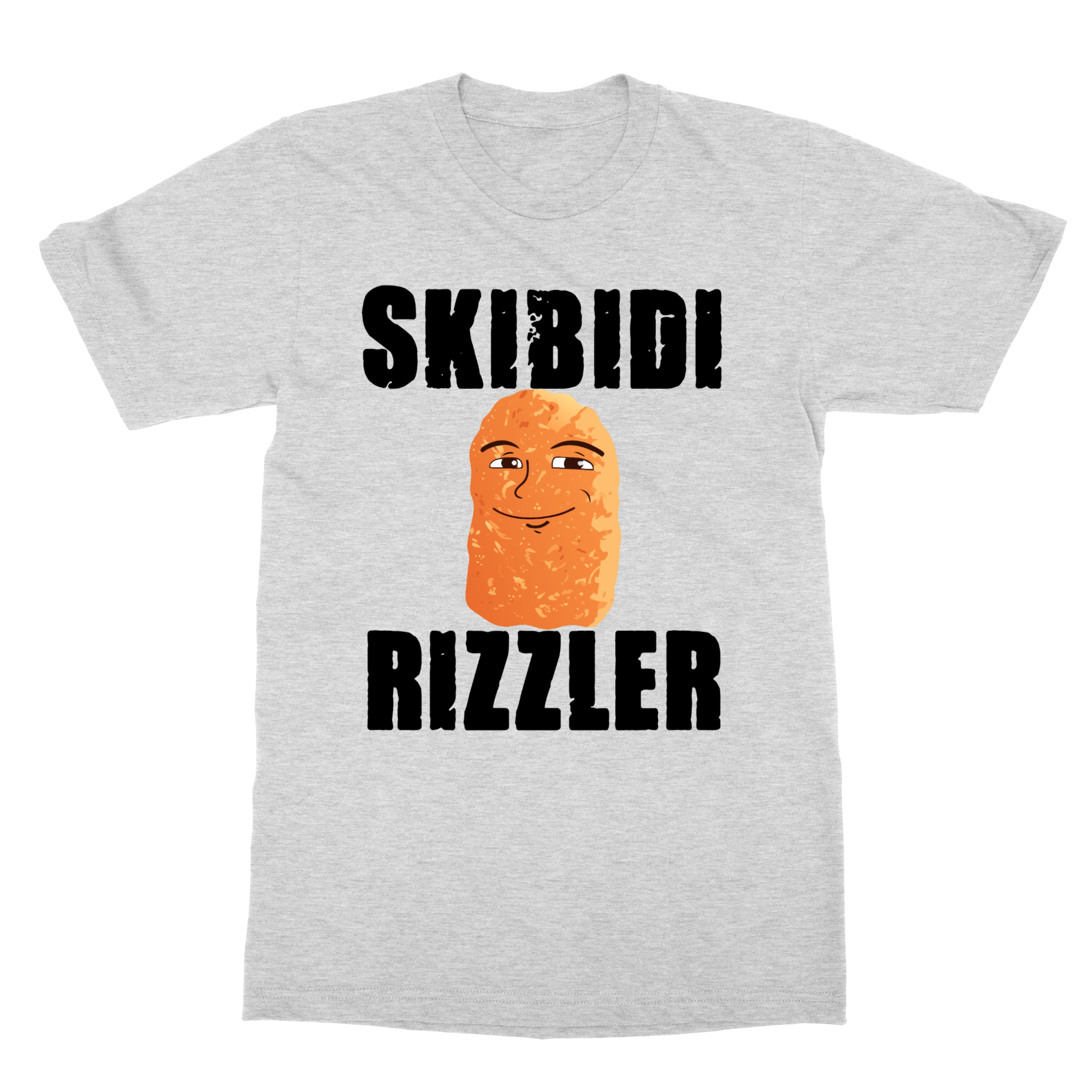 Skibidi Rizzler Meme Funny Brainrot Rizz Alpha Gen Unisex T-Shirt (Ash ...