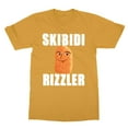 Skibidi Rizzler Meme Funny Brainrot Rizz Alpha Gen Unisex T-Shirt (Gold ...