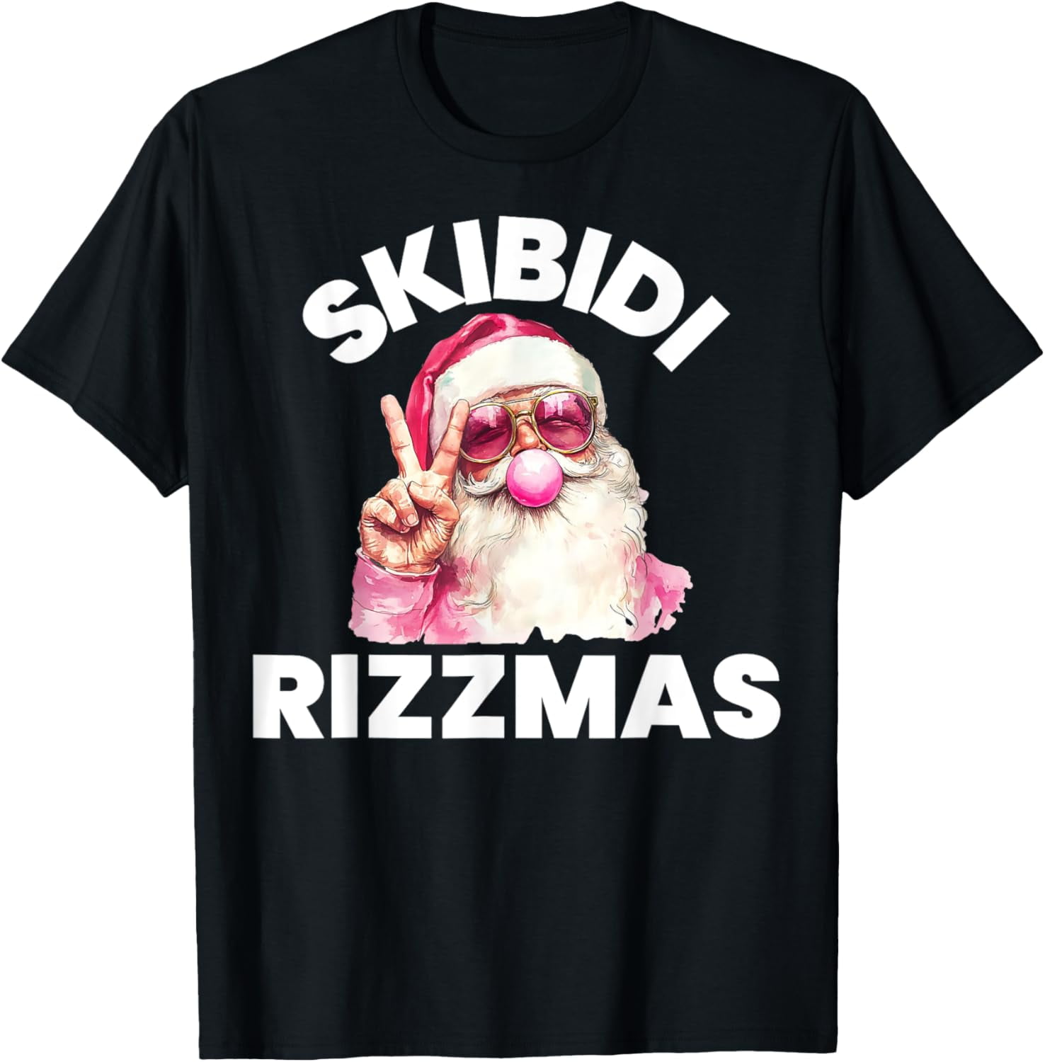 Skibidi Rizzmas Christmas Rizz Santa Claus Charisma Kid Cool T-Shirt - Walmart.com