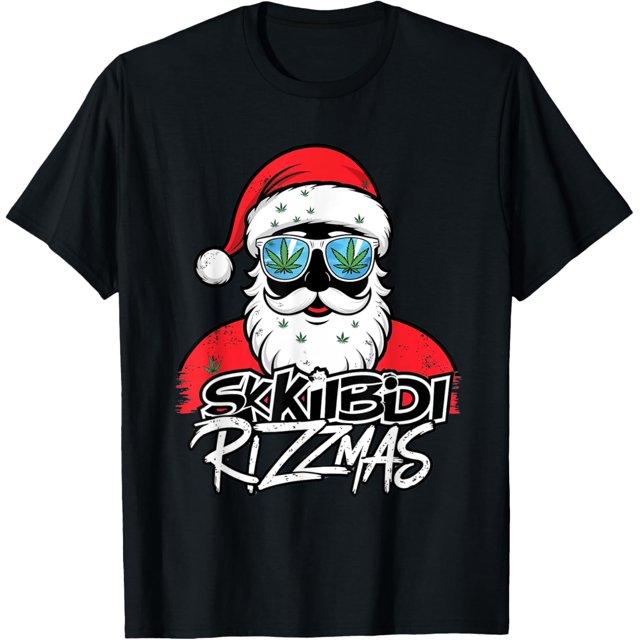 Skibidi Rizzmas Christmas Rizz Santa Claus Charisma Kid Cool T-Shirt - Walmart.com