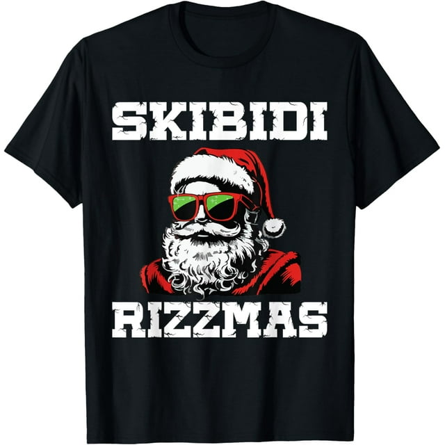 Skibidi Rizzmas Christmas Rizz Santa Claus Charisma Kid Cool T-Shirt - Walmart.com
