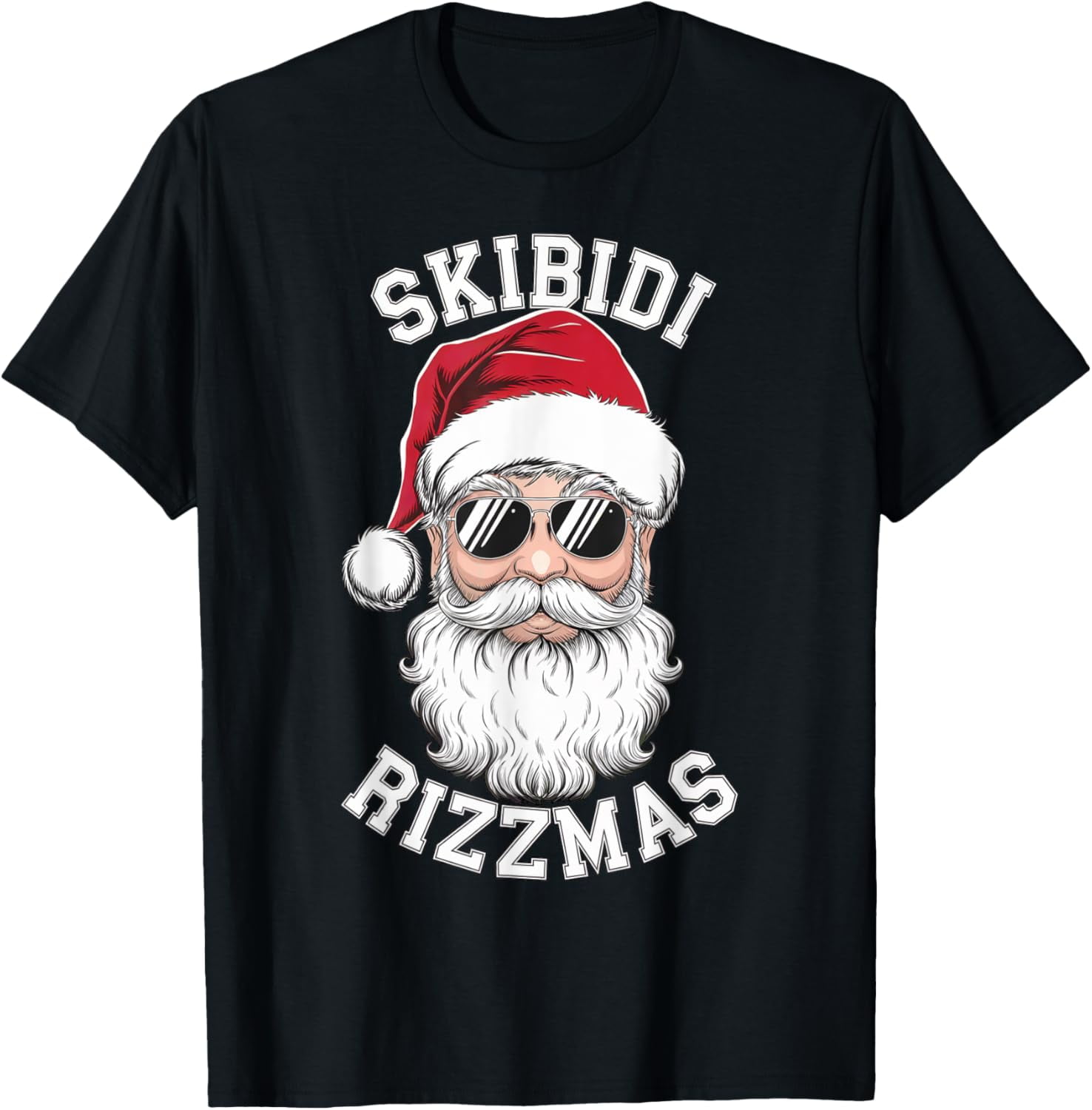 Skibidi Rizzmas Christmas Rizz Santa Claus Charisma Kid Cool T-Shirt - Walmart.com
