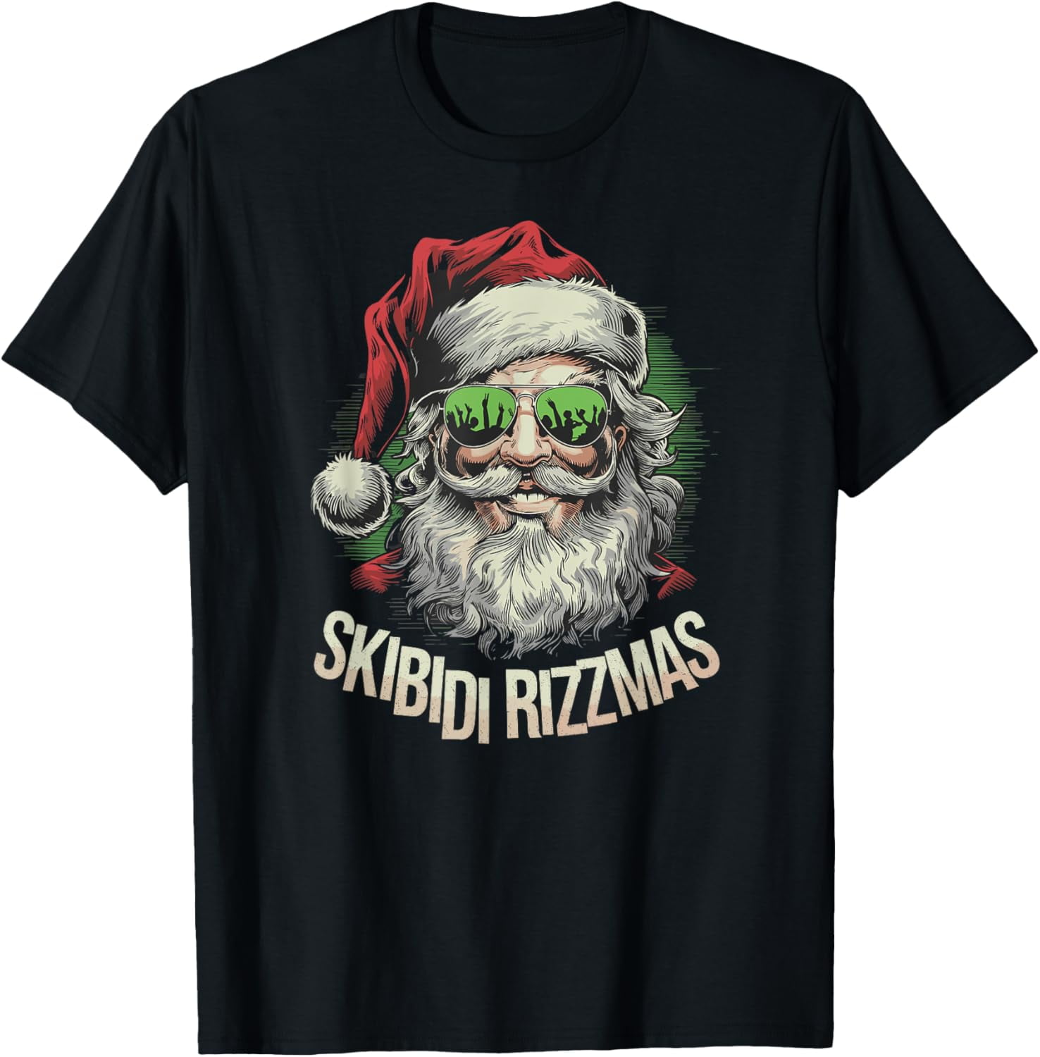 Skibidi Rizzmas Christmas Rizz Santa Claus Charisma Kid Cool T-Shirt ...