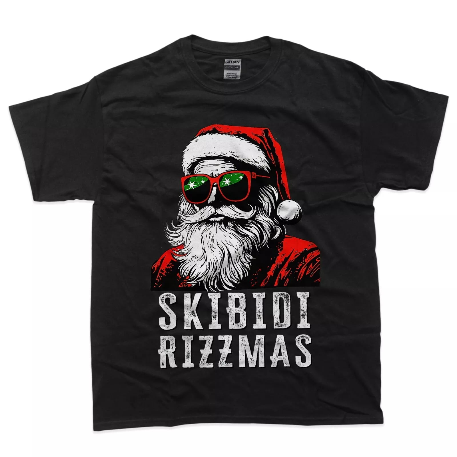 Skibidi Rizzmas Christmas Rizz Santa Claus Charismas Cool T-Shirt ...