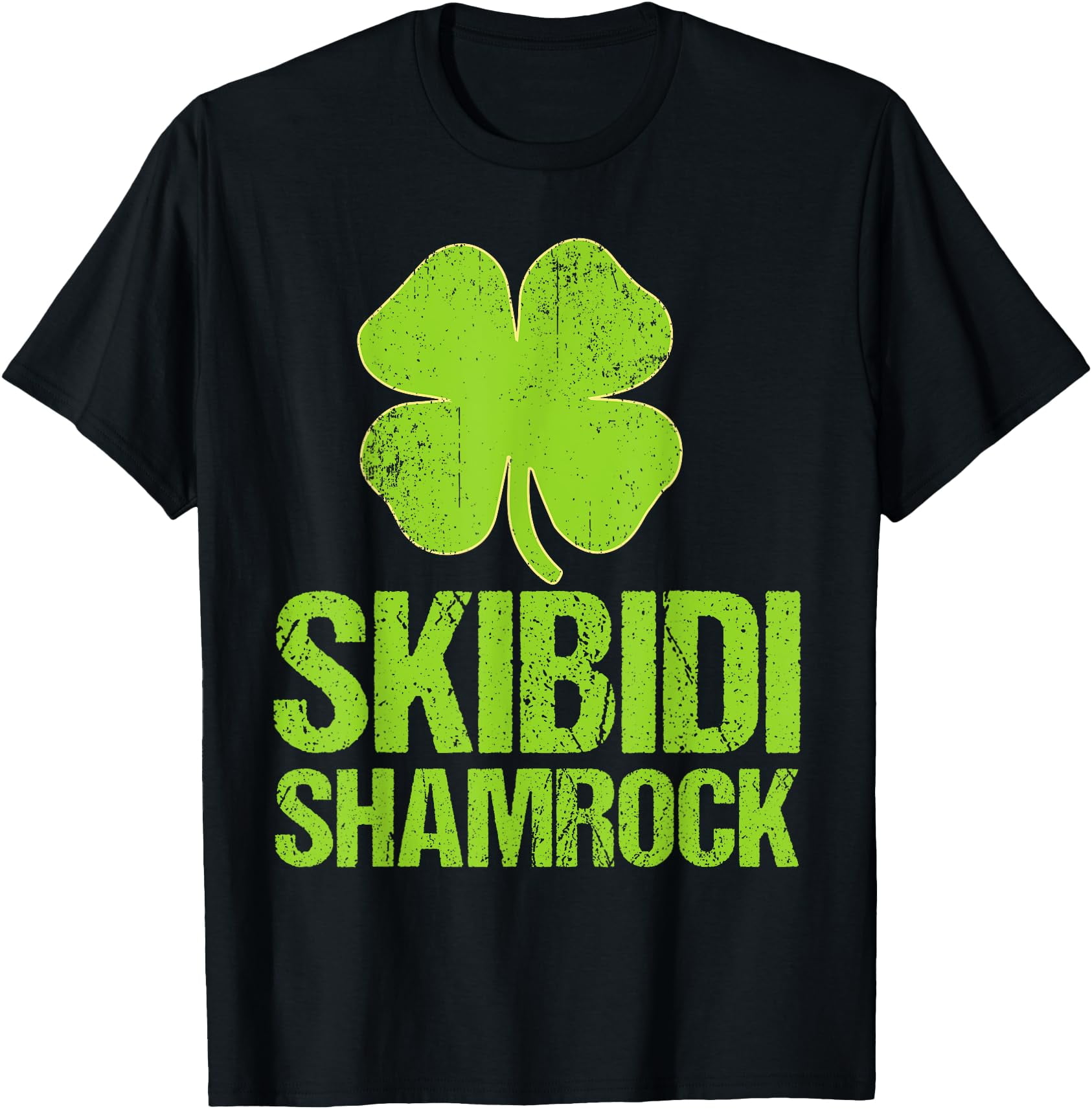 Skibidi Shamrock Irish Rizz Lucky 2025 Fun Tee St. Patrick’s Day Hoodie ...
