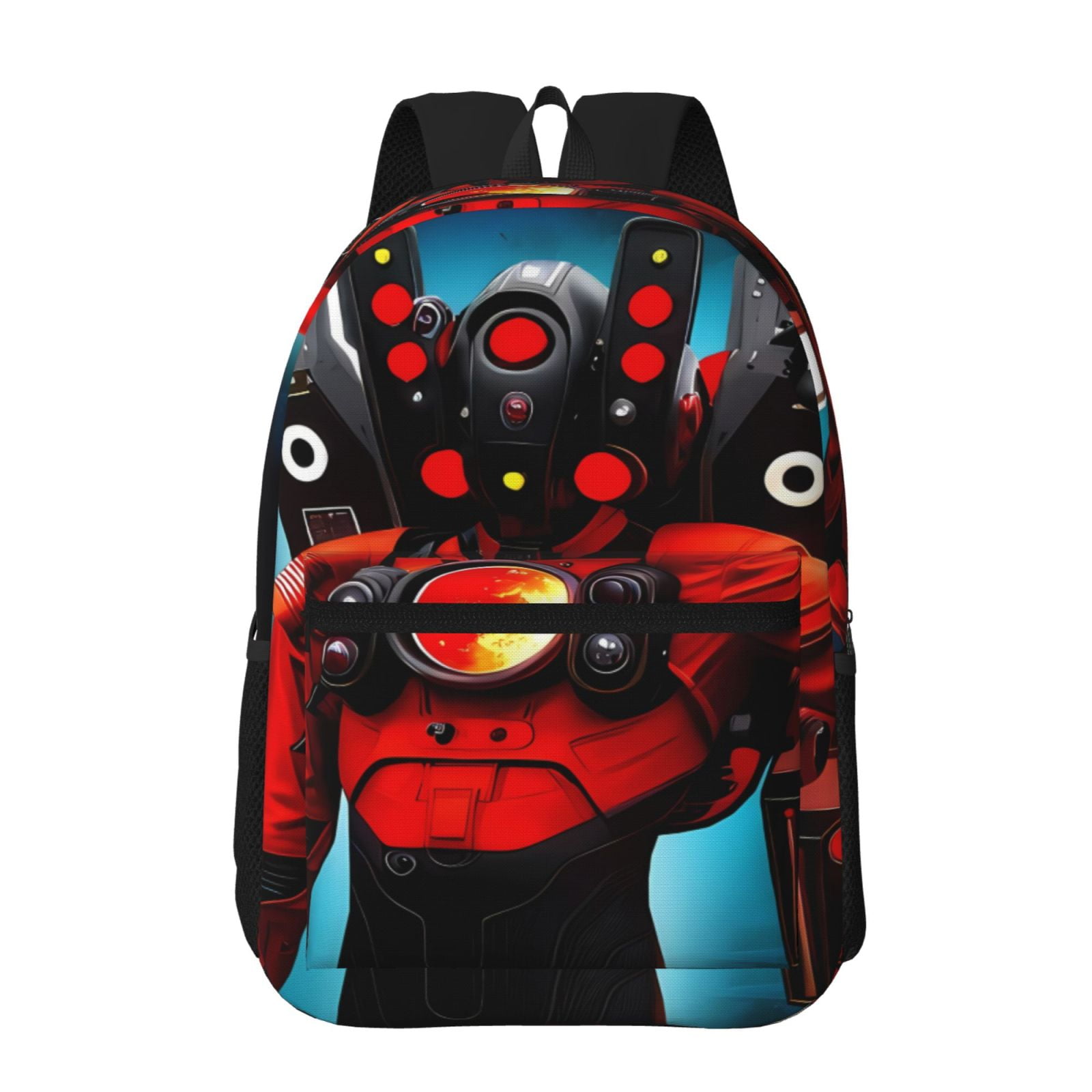 Skibidi Toilet 17in Backpack With Pockets - Walmart.com