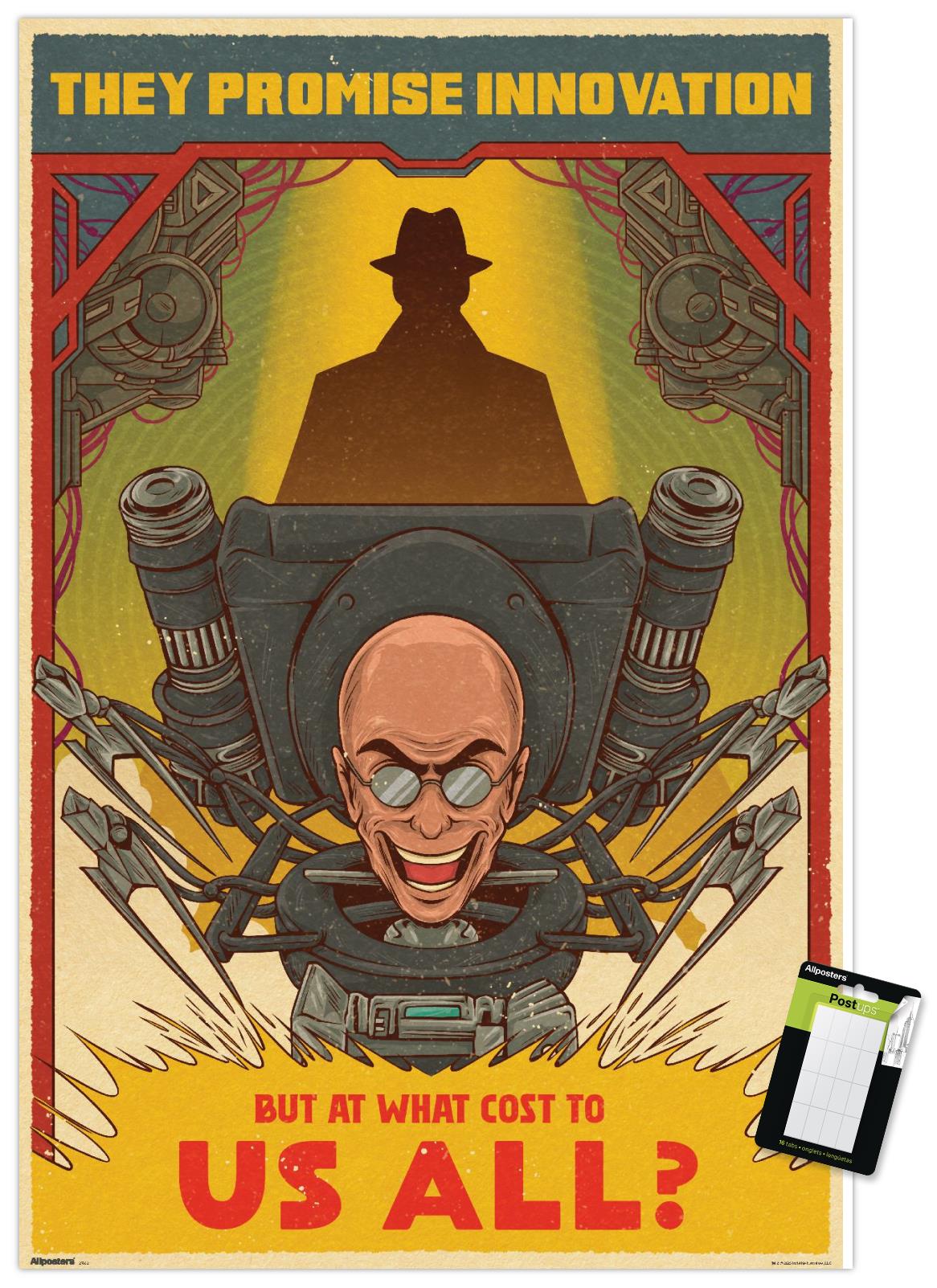 Skibidi Toilet (2023) - Chief Scientist Innovation Wall Poster, 14.725 ...