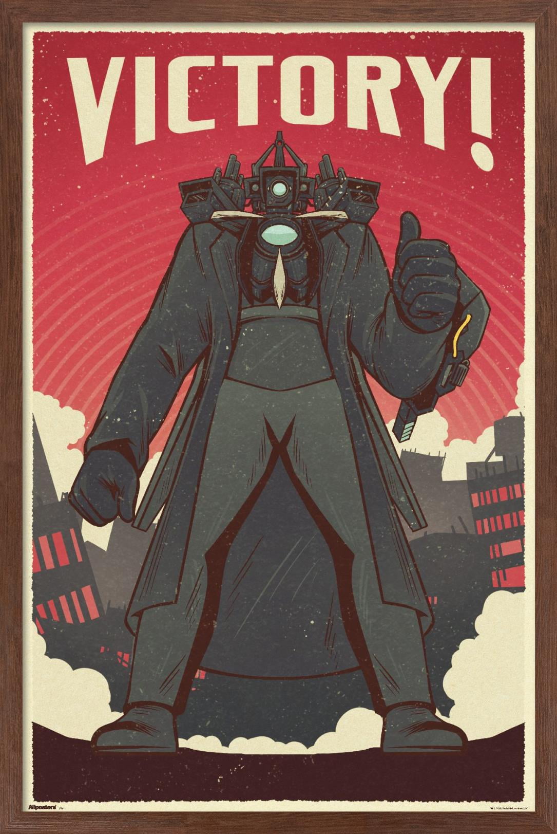 Skibidi Toilet (2023) - Titan Cameraman Victory Wall Poster, 22.375" x ...