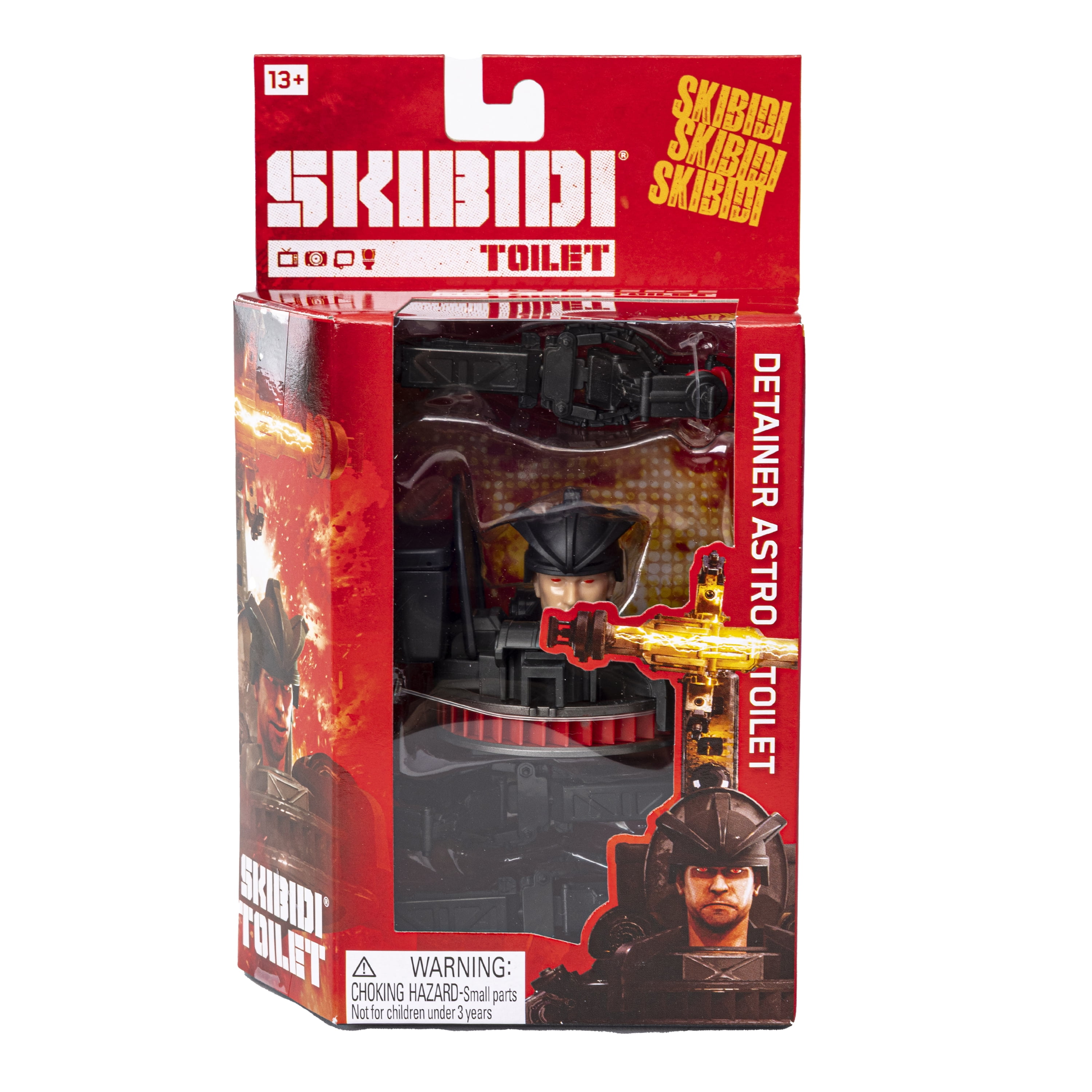 Skibidi Toilet Detainer Astro Toilet Deluxe Figure, Collectible Figures, Officially Licensed ...