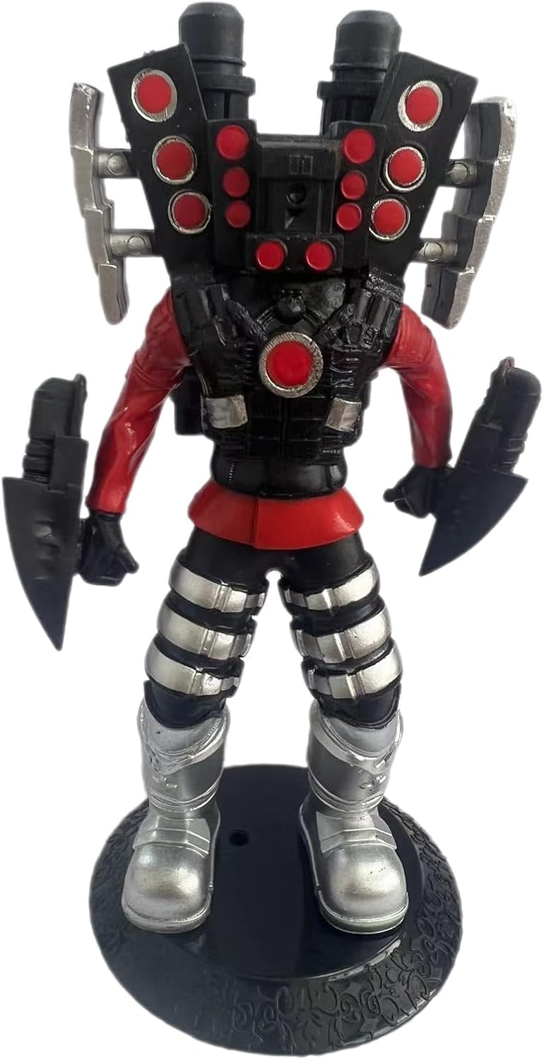 Skibidi Toilet Action Figures, Horror Cartoon Character Figure Toilet ...