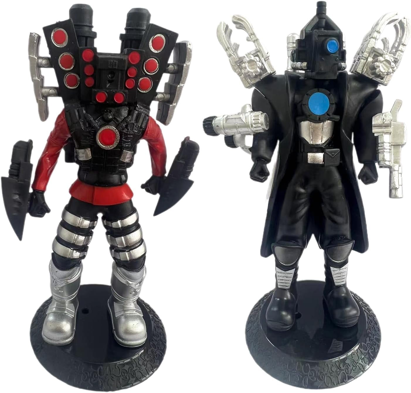 Skibidi Toilet Action Figures, Horror Cartoon Character Figure Toilet ...