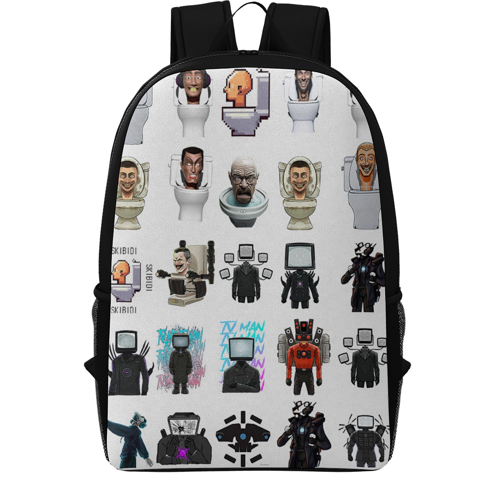 Skibidi Toilet Adjustable shoulder strap backpack for young - Walmart.com