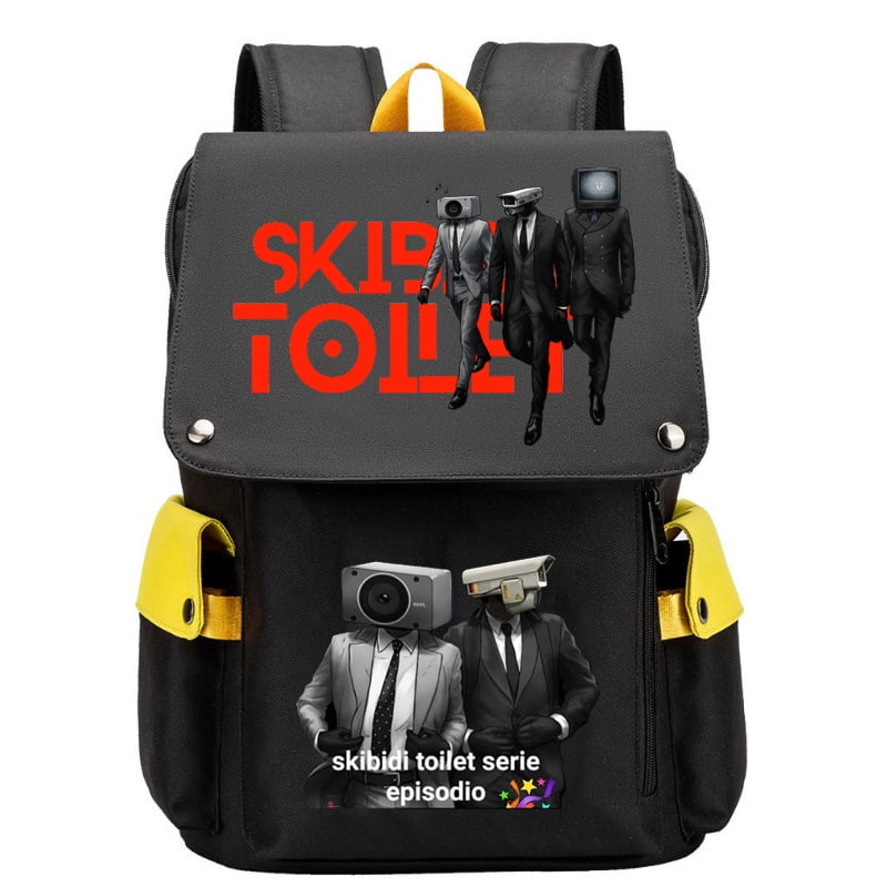 Skibidi Toilet Anime Backpacks Cartoon Laptop Backpack Daypack 3D ...