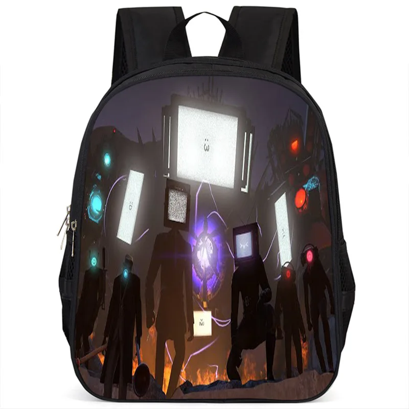 Skibidi Toilet Backpack Cartoon Backpack for Titans Cameraman Camera ...