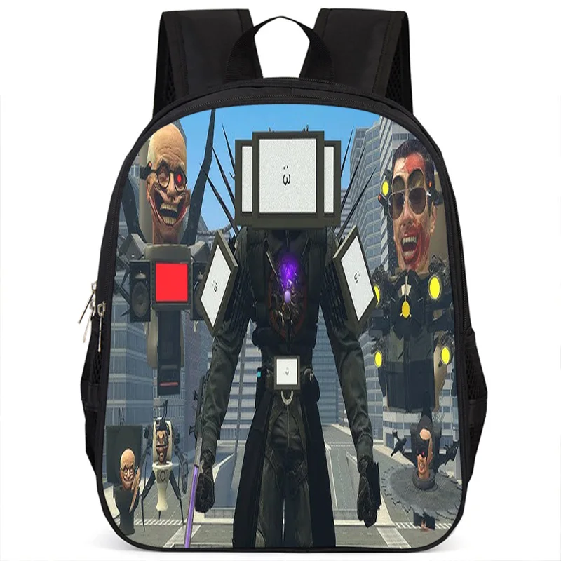 Skibidi Toilet Backpack Cartoon Backpack for Titans Cameraman Camera ...