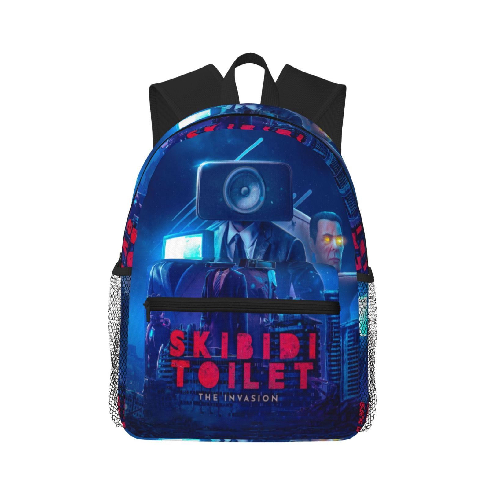 Skibidi Toilet Backpack Bookbag with Adjustable Straps Durable ...