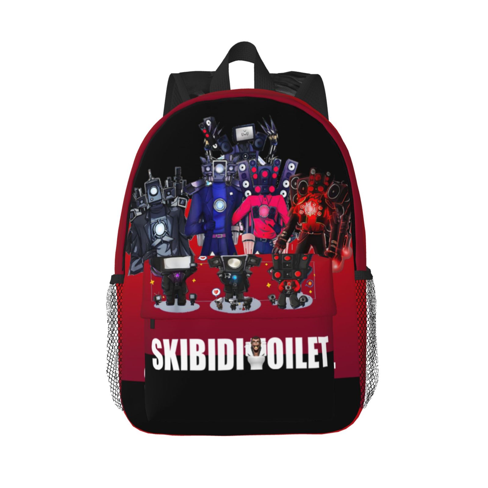 Skibidi Toilet Backpack Bookbag with Adjustable Straps Durable ...