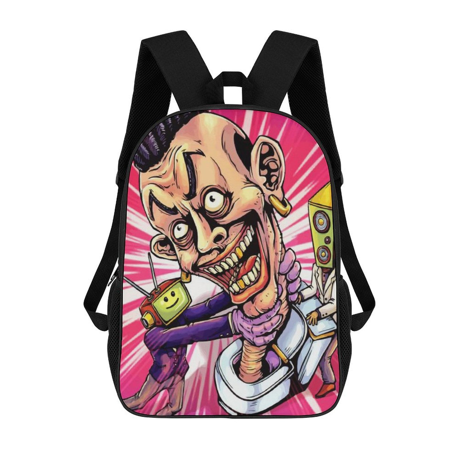 Skibidi Toilet Backpack, Large Capacity Backpack, 17 Inch Laptop ...